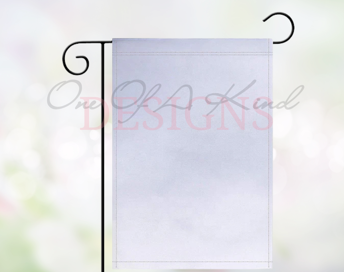 Blank Sublimation Garden Flag – One Of A Kind Designs 01